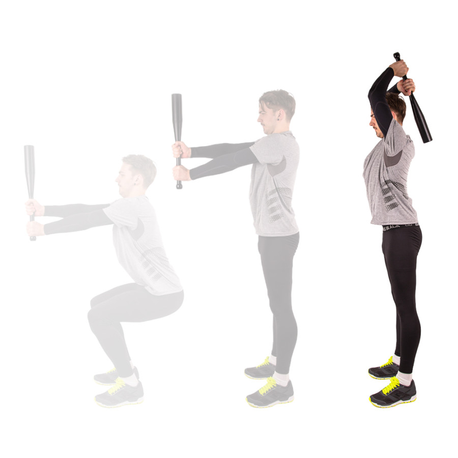 Dumbbell - baseball bat inSPORTline Clubbel 10 kg | YAKOSPORT.EU