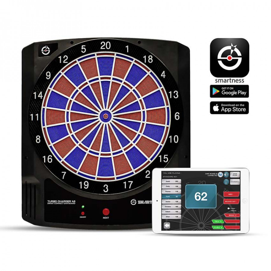 Smart dartboard CARROMCO Smartness Turbo Charger 4.0 | YAKOSPORT.EU